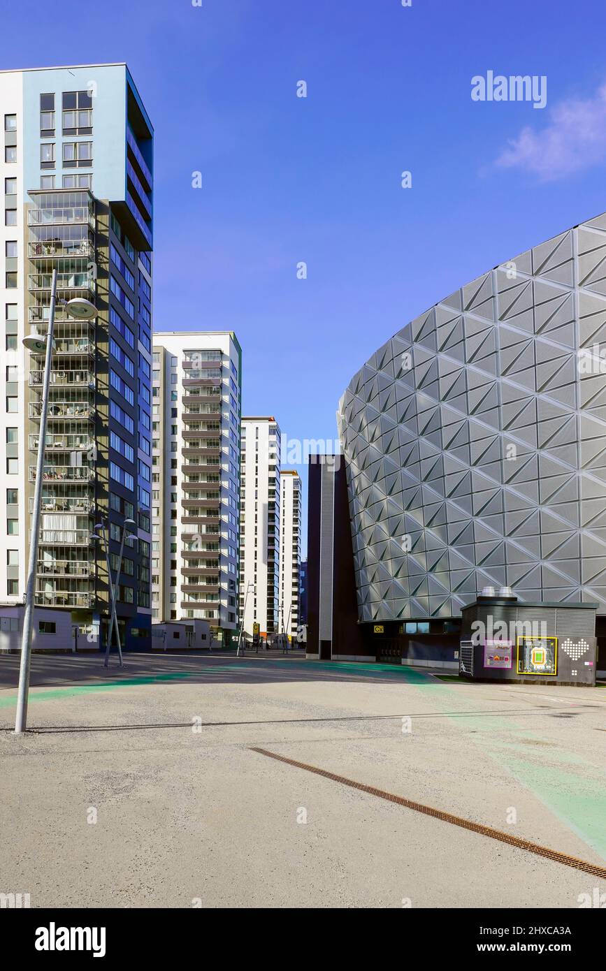 Arenastaden and Friends Arena, Solna, Stockholm, Sweden Stock Photo - Alamy