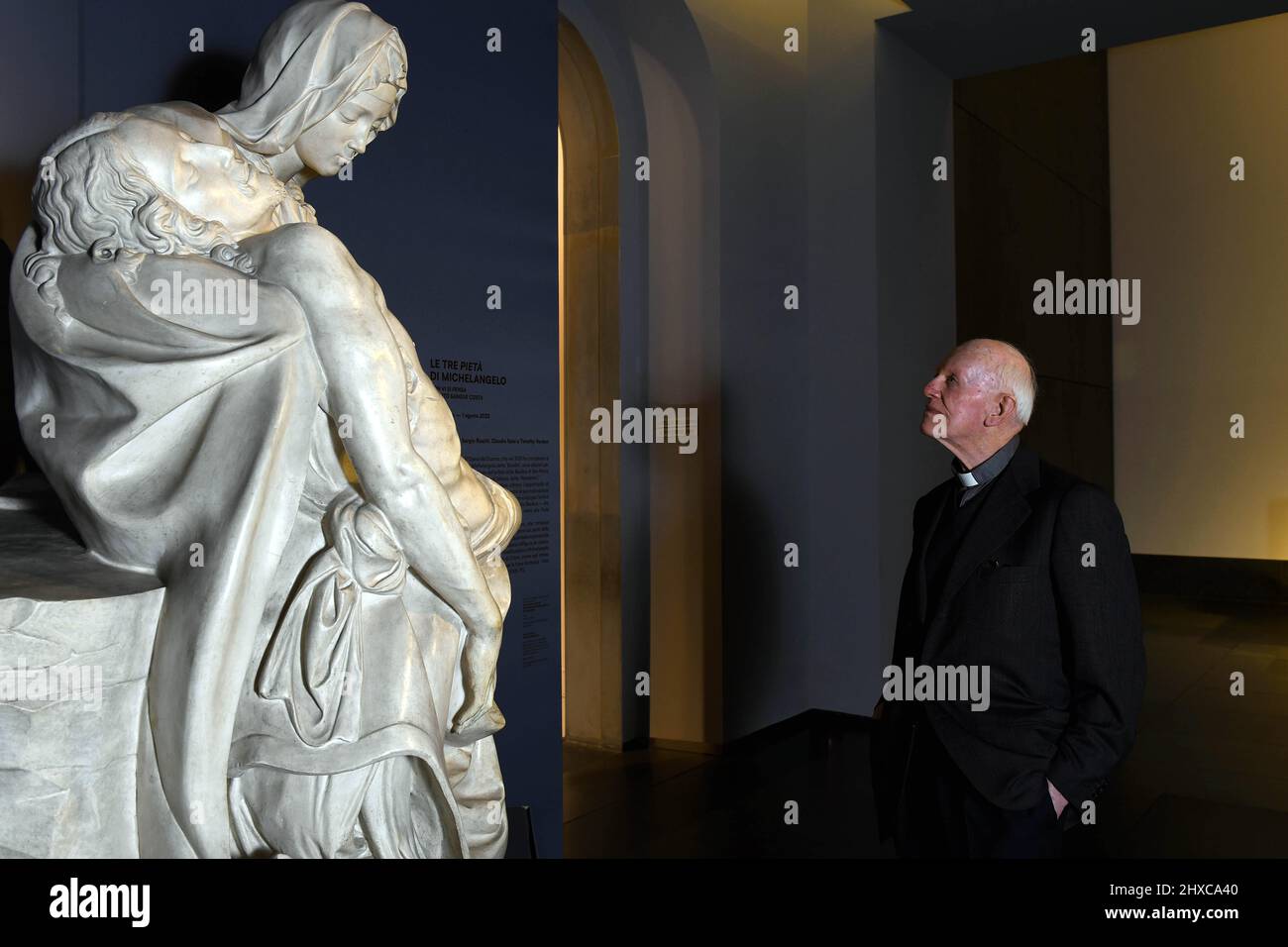 Italy, Florence, March 9, 2022 : Mons.Timothy Verdon, director of ...
