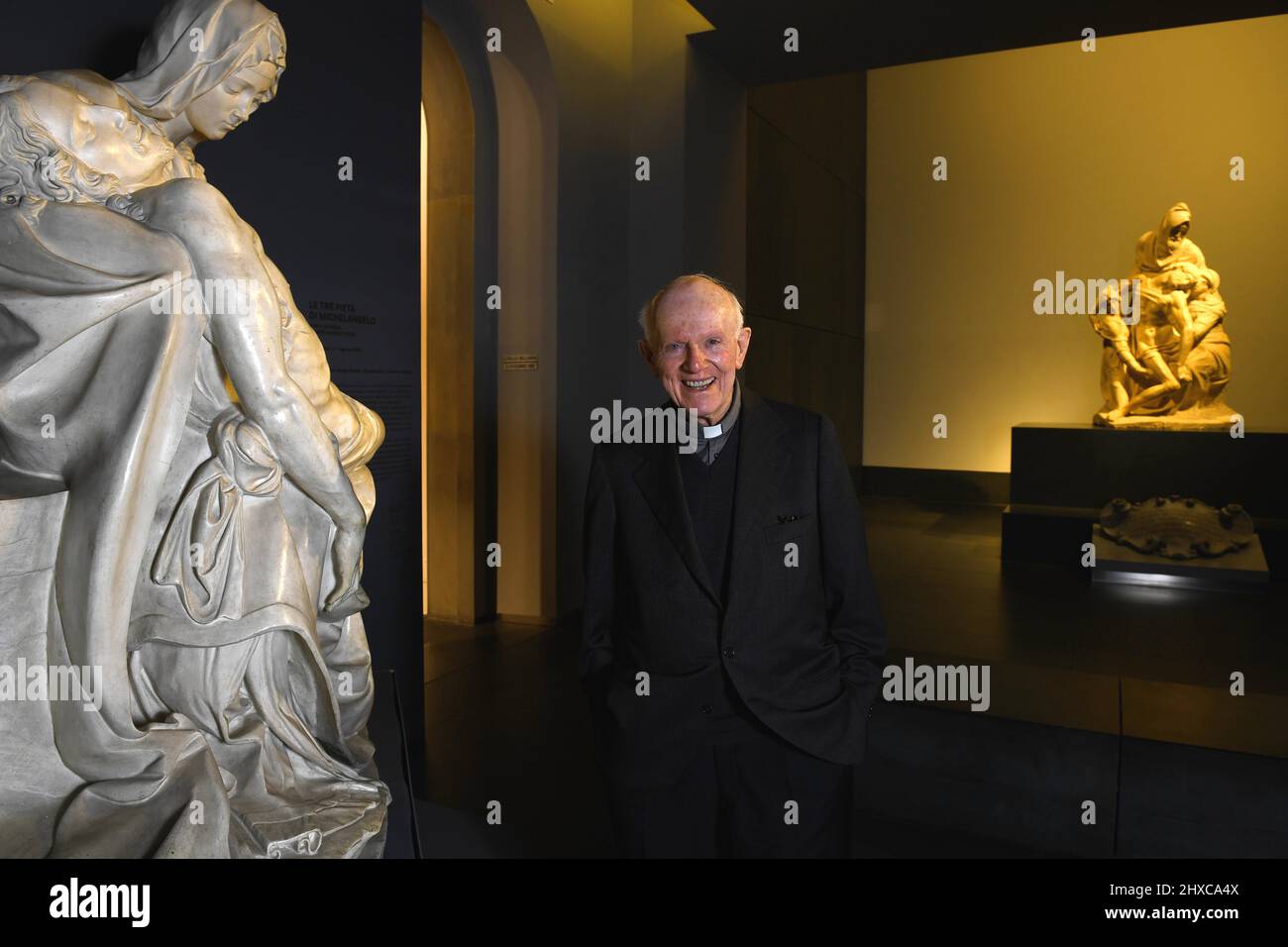 Italy, Florence, March 9, 2022 : Mons.Timothy Verdon, director of ...
