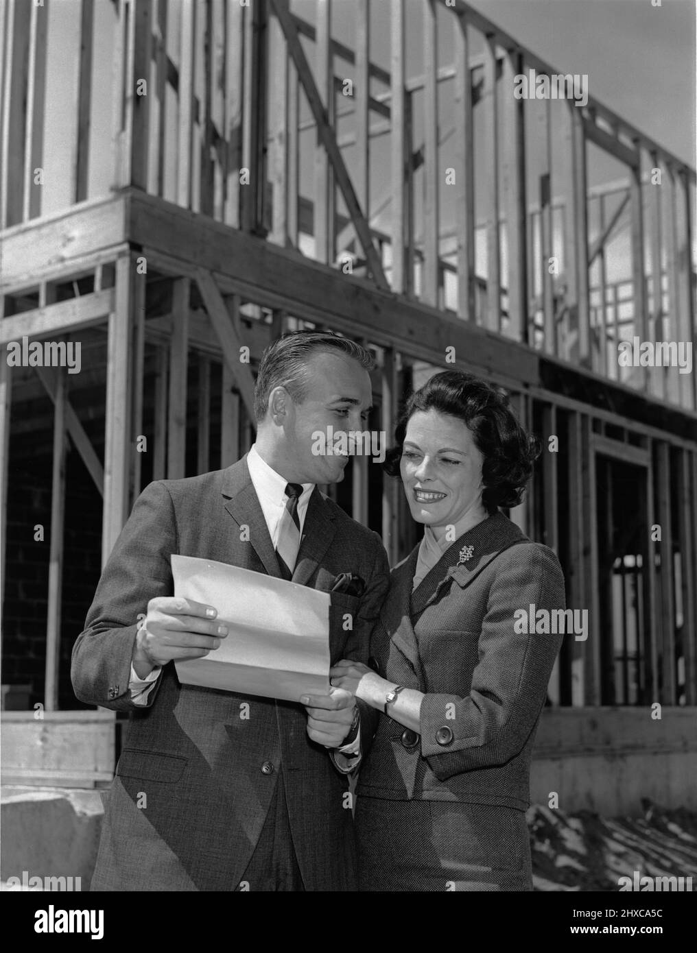 1950s construction dress hi-res stock photography and images - Alamy