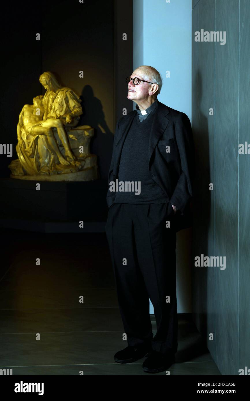 Italy, Florence, March 9, 2022 : Mons.Timothy Verdon, director of ...