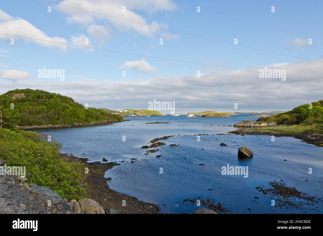 Newfoundland coast in summer time Stock Photo - Alamy