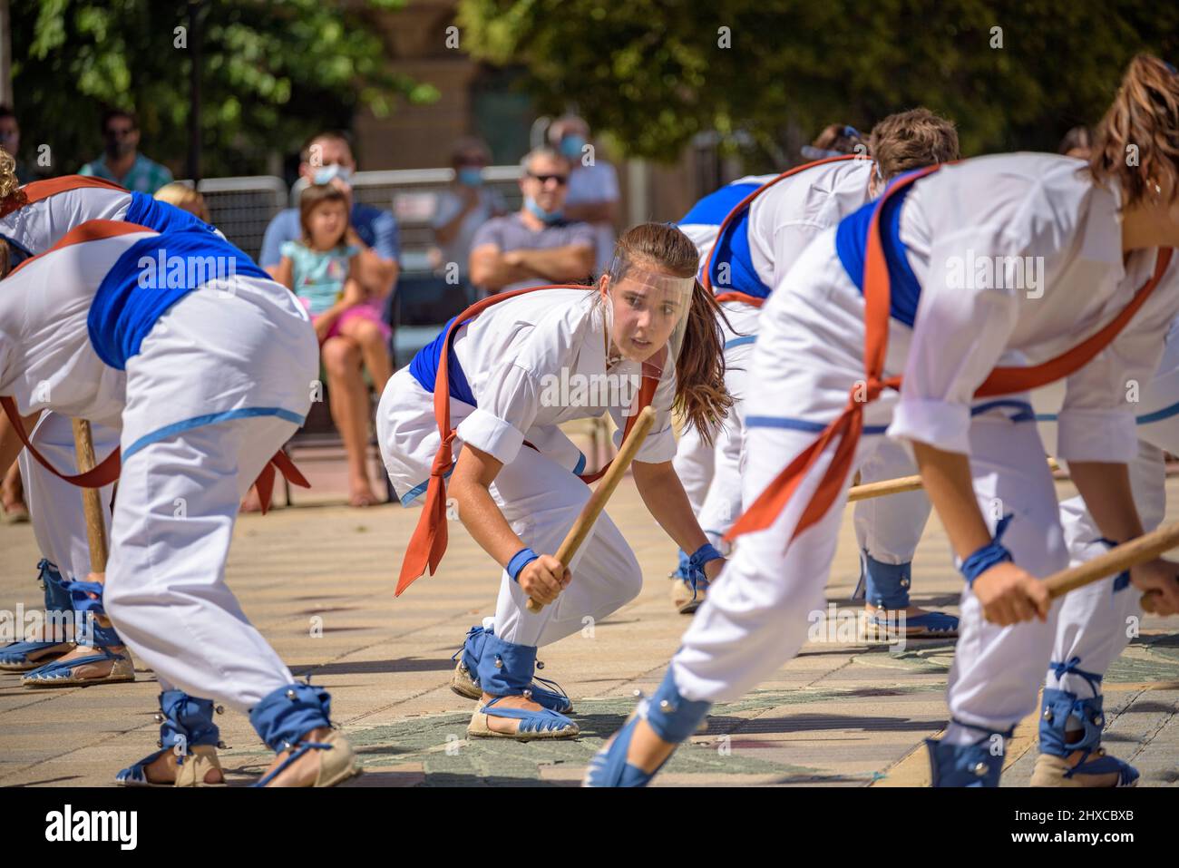 Stick dance (Ball de Bastoners) of the Navàs patron saint festival (la ...
