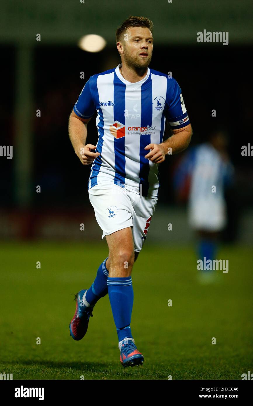 Hartlepool United's Nicky Featherstone in action during the Papa John's ...