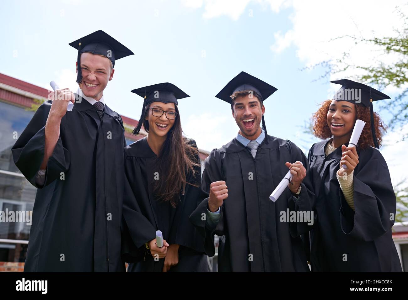 University students at graduation hi-res stock photography and images ...