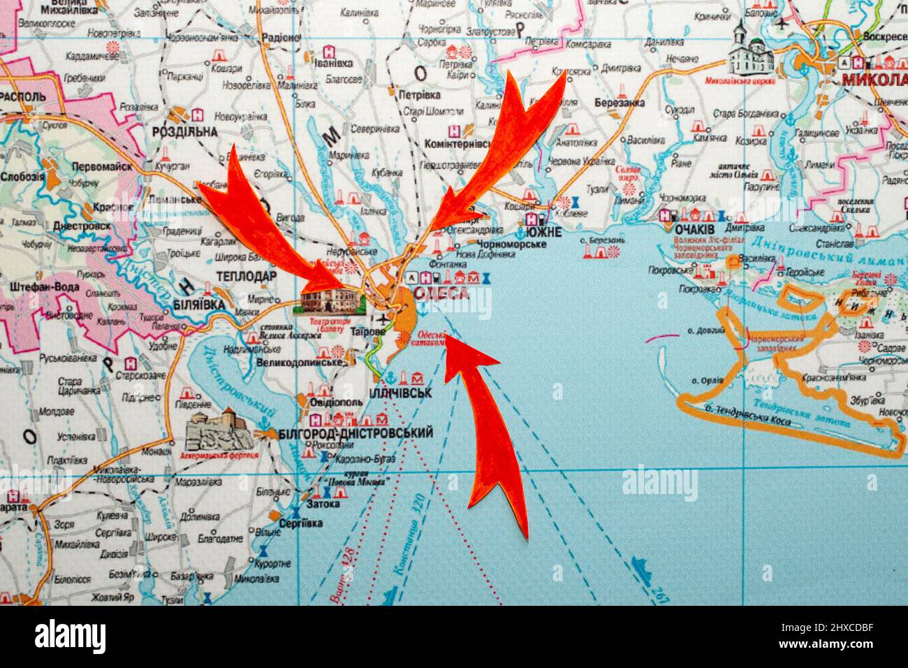 Odessa ukraine europe map hi-res stock photography and images - Alamy