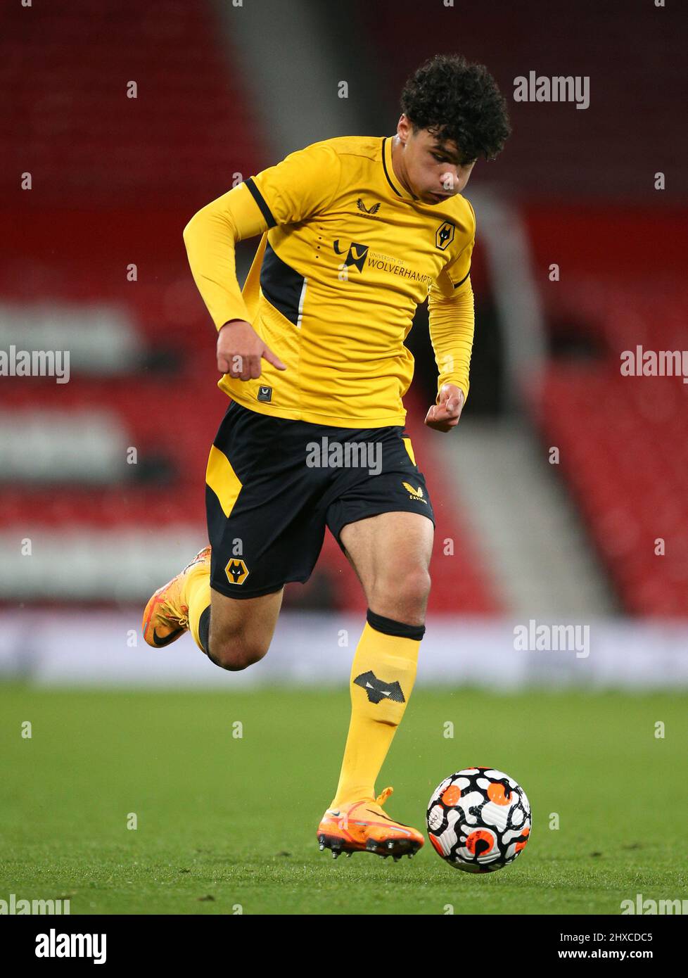 Wolverhampton Wanderers' Nathan Fraser during the FA Youth Cup semi ...