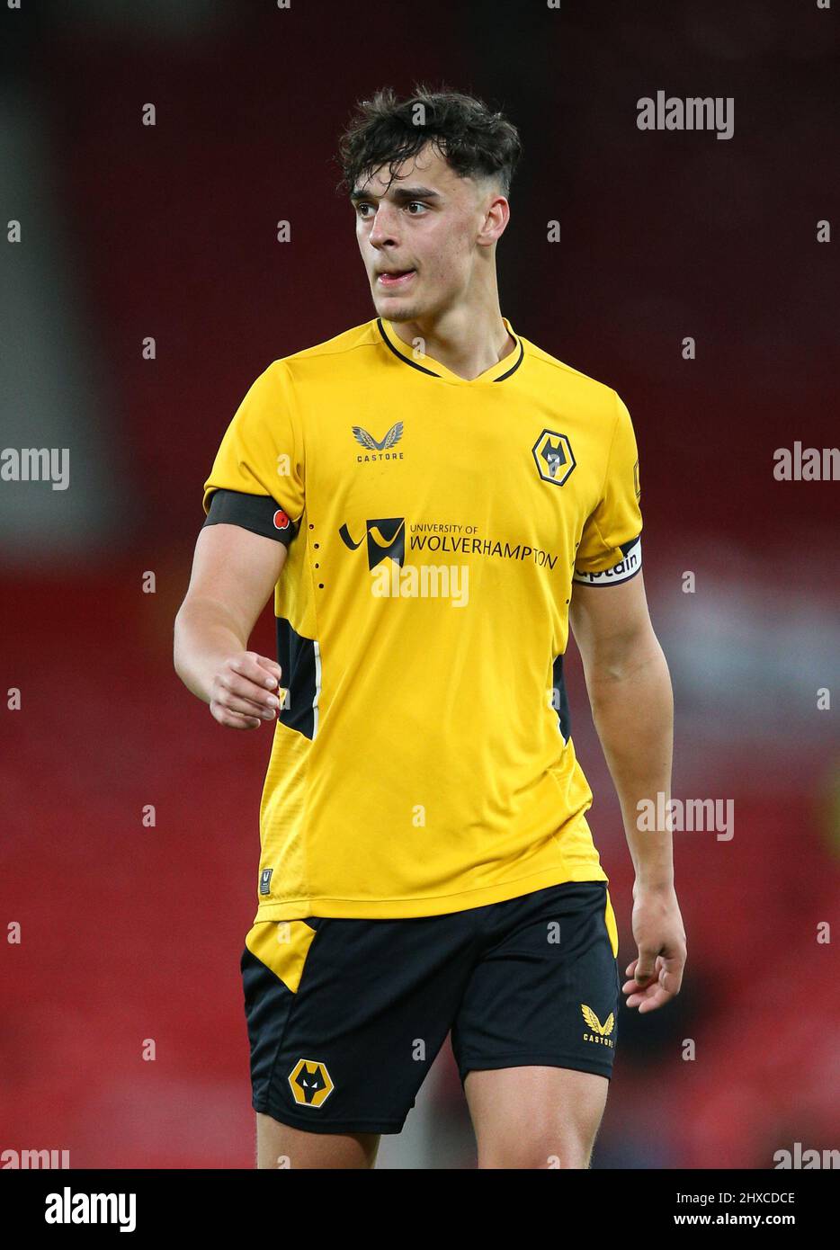 Wolverhampton Wanderers' Oliver Tipton during the FA Youth Cup semi ...