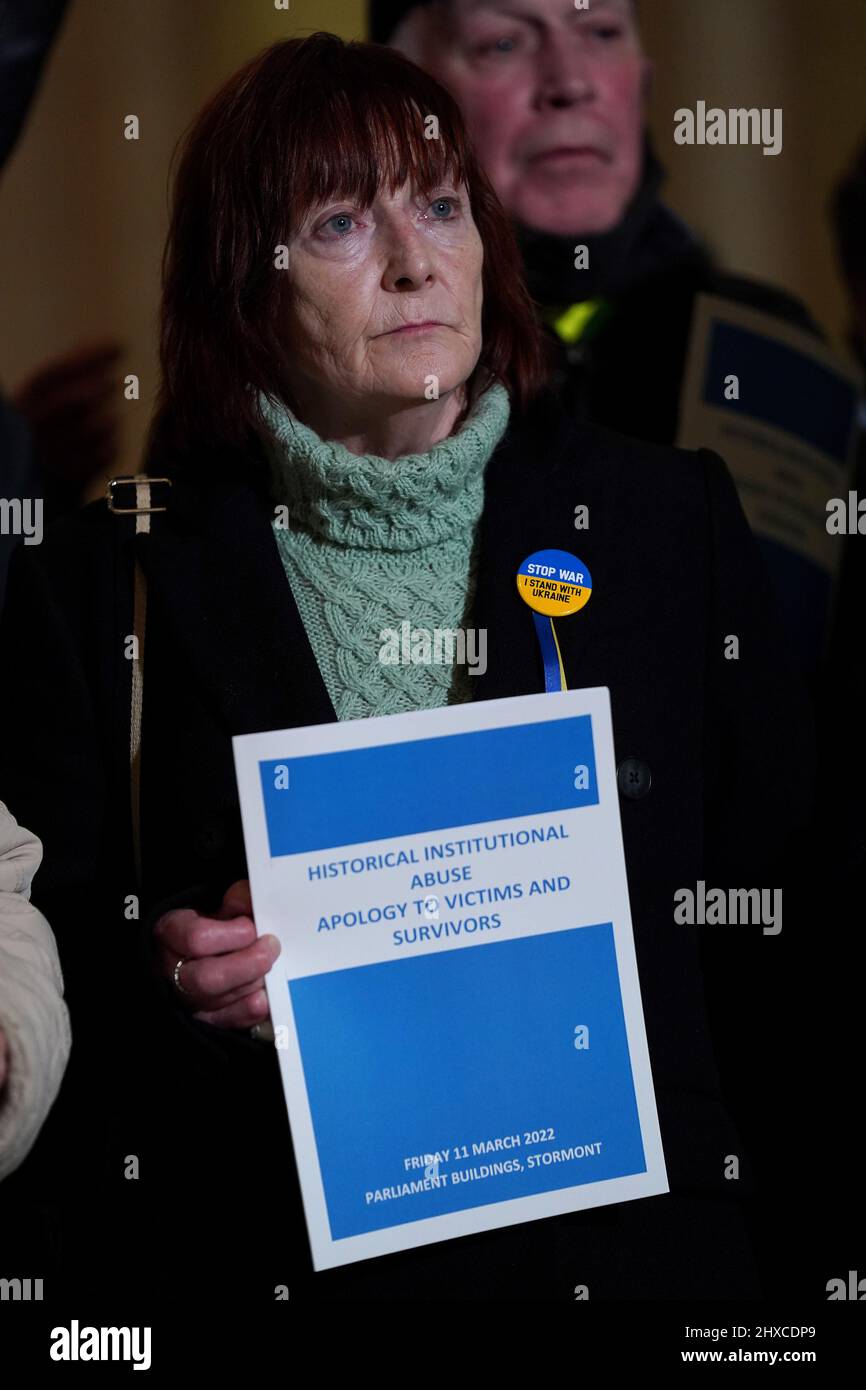 Kate Walmsley of the SAVIA lobby group during a press briefing in the ...