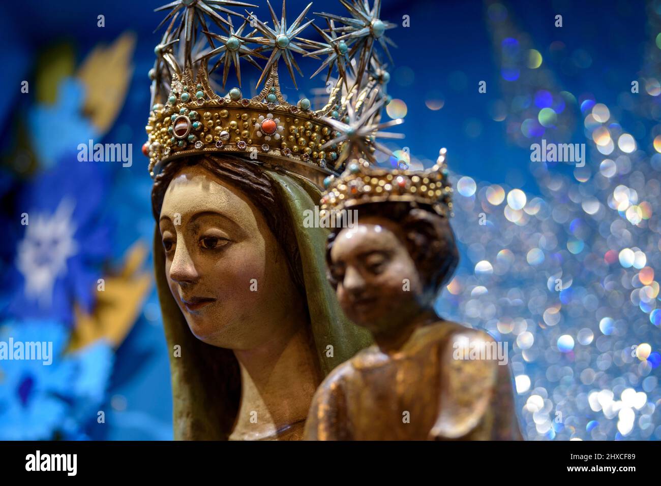 Candelmas Virgin in the Sant Joan church of Valls during the 2022 (2021 ...