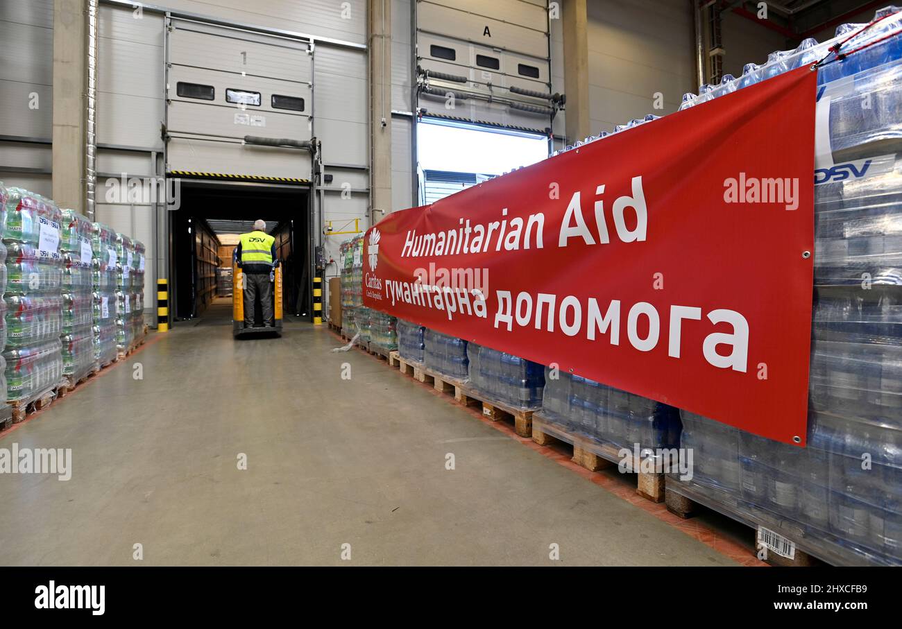 Pavlov, Czech Republic. 11th Mar, 2022. Czech humanitarian NGOs keep ...