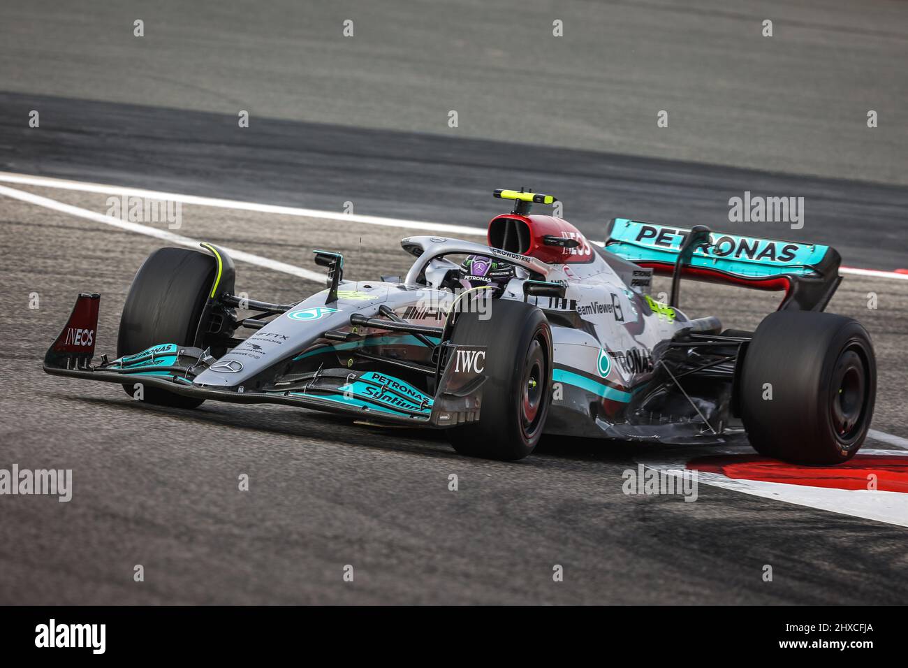 44 HAMILTON Lewis (gbr), Mercedes AMG F1 Team W13, action during the ...