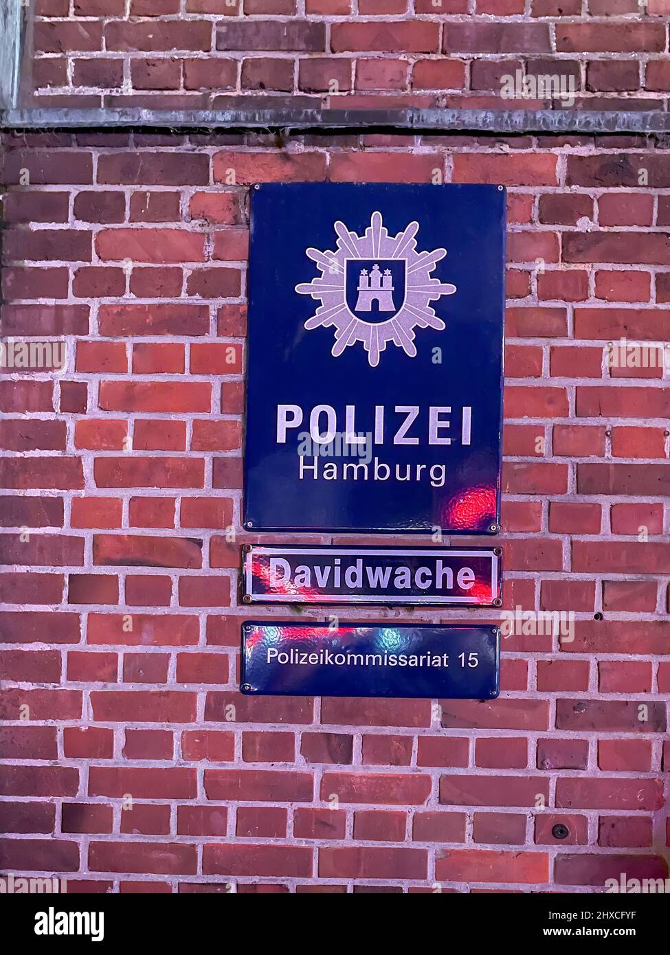 Police station sign germany europe hi-res stock photography and images ...