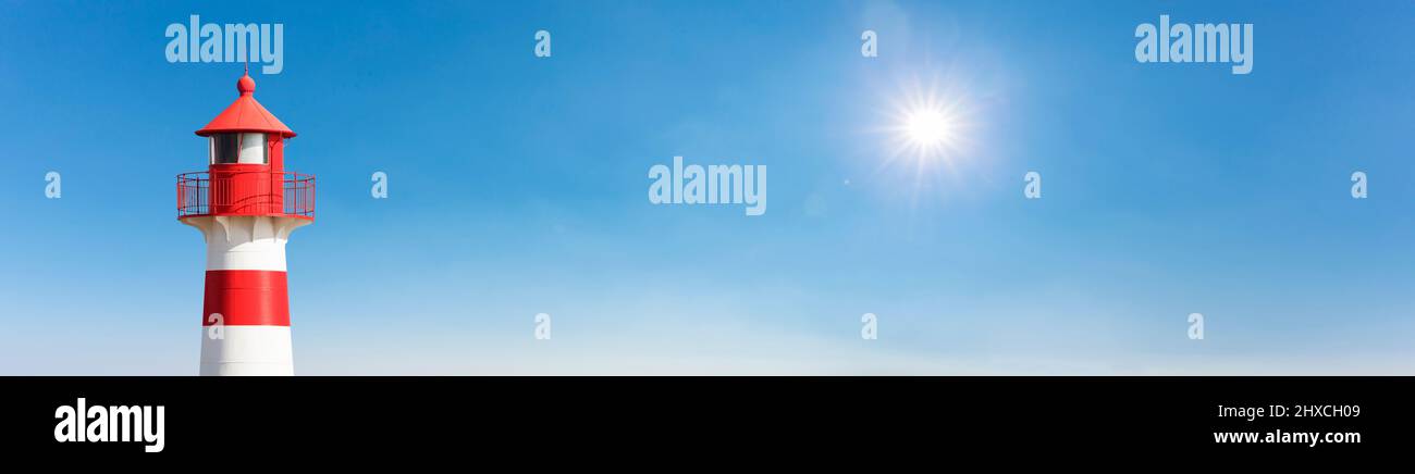 Clear blue sky with lighthouse hi-res stock photography and images - Alamy