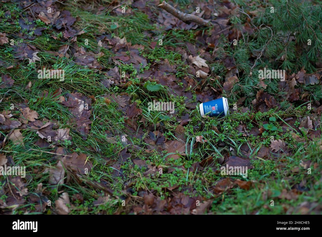Carelessly discarded garbage in nature hi-res stock photography and ...