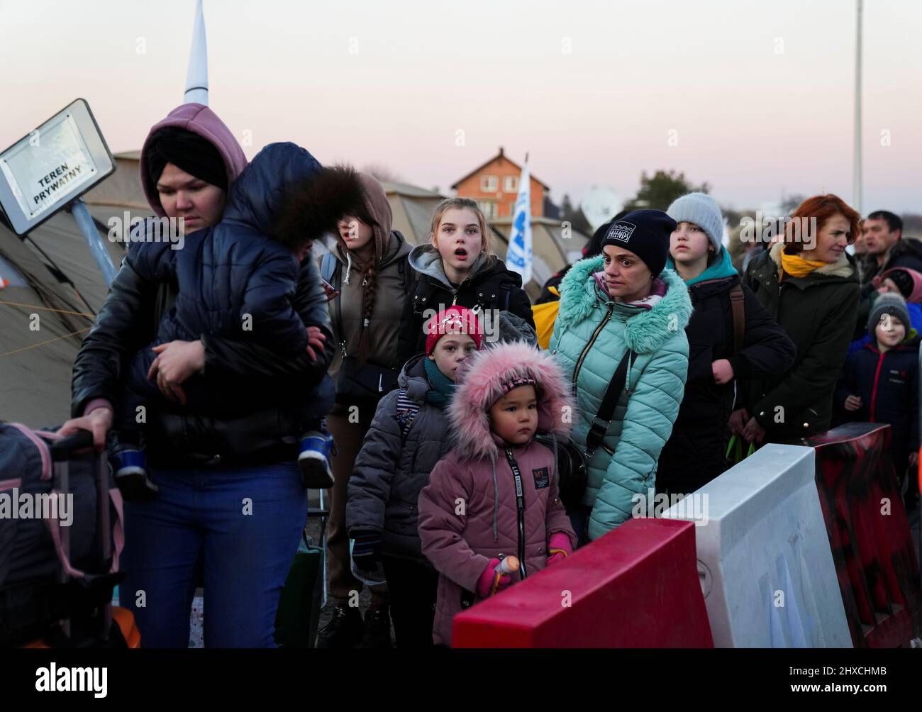 Medyka border crossing hi-res stock photography and images - Alamy