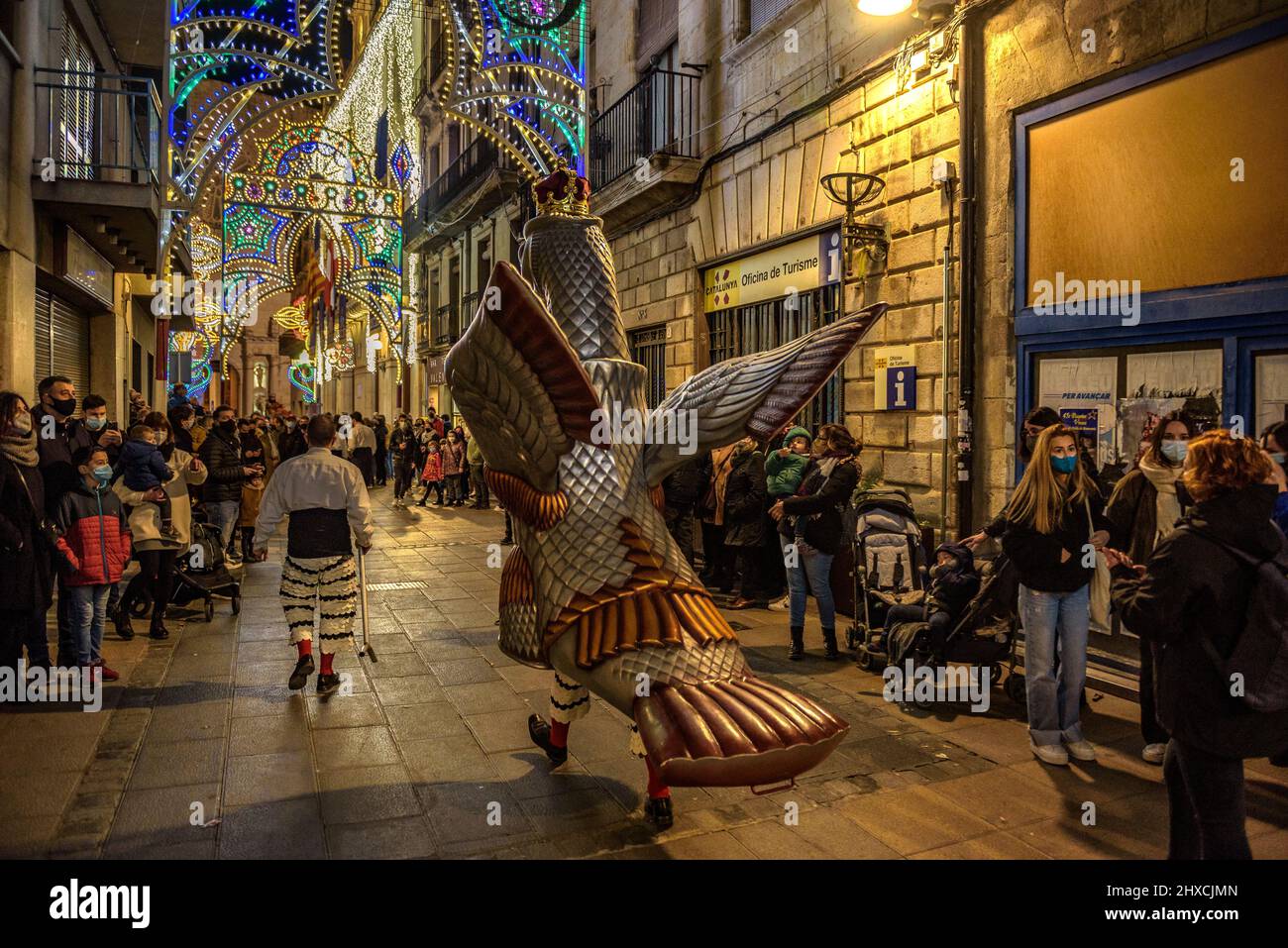 The Valls Eagle in the Procession of the 2022 Valls Decennial Festival ...