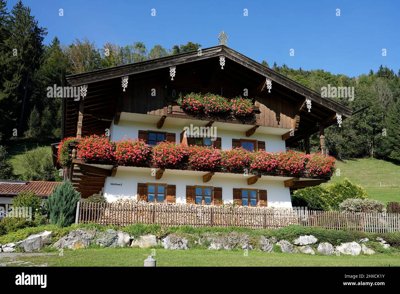 Germany, Bavaria, Upper Bavaria, Traunstein district, detached Bavarian ...