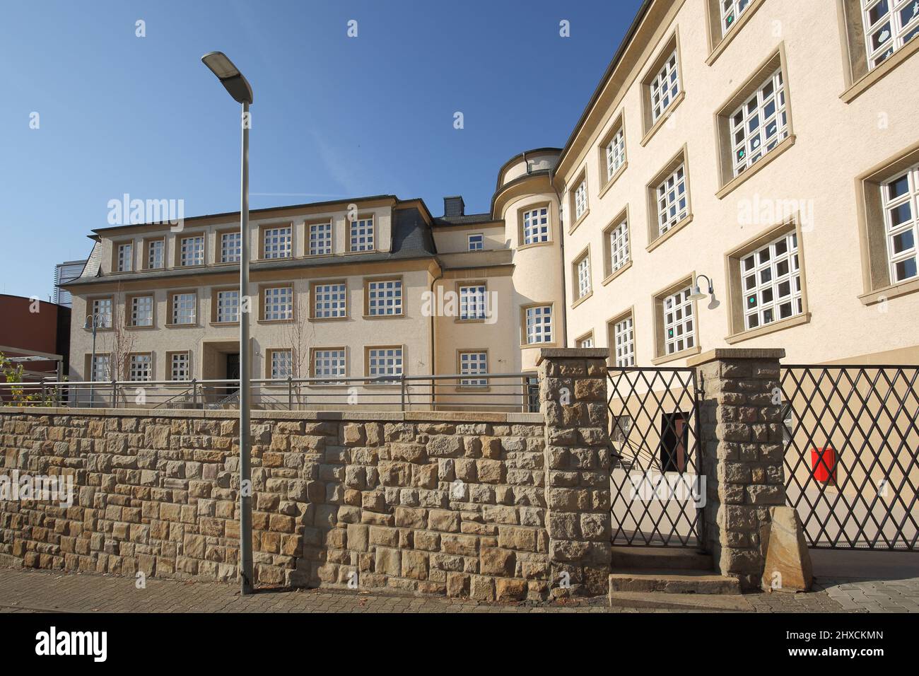 Elementary school built in 1926 in Oppenheim, Rhineland-Palatinate ...
