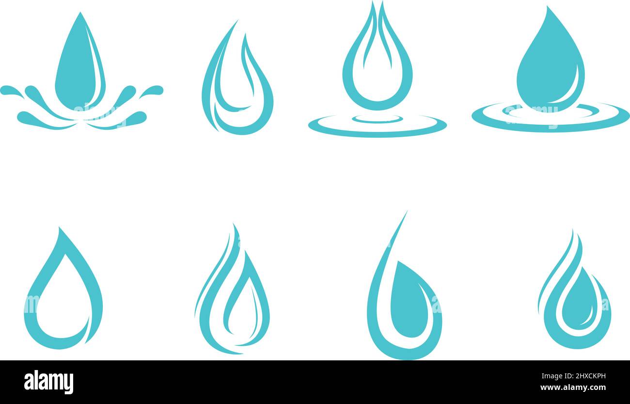 Water drop Logo Template vector illustration design Stock Vector Image ...