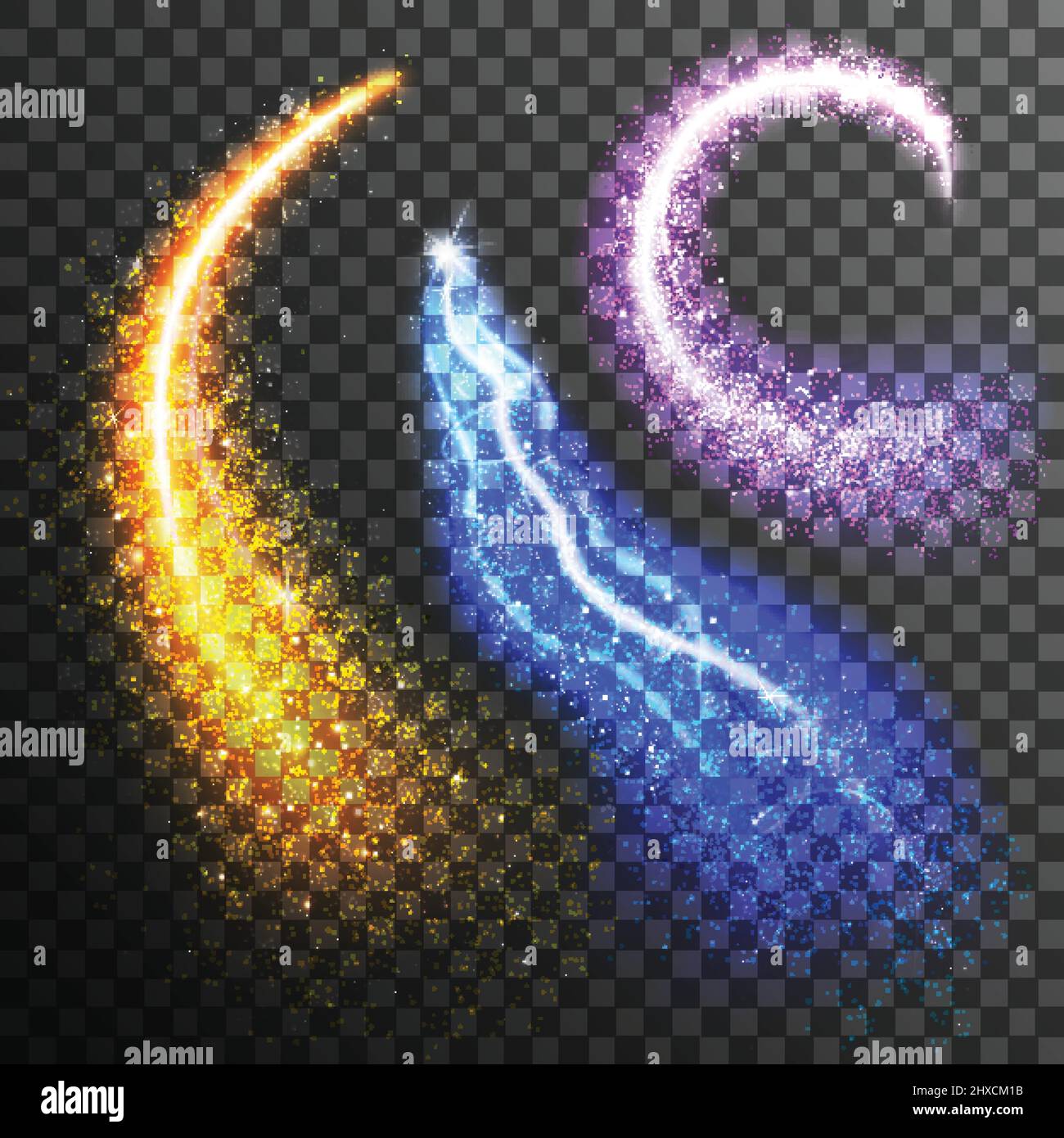 Glitter Particles Stock Vector Images - Alamy