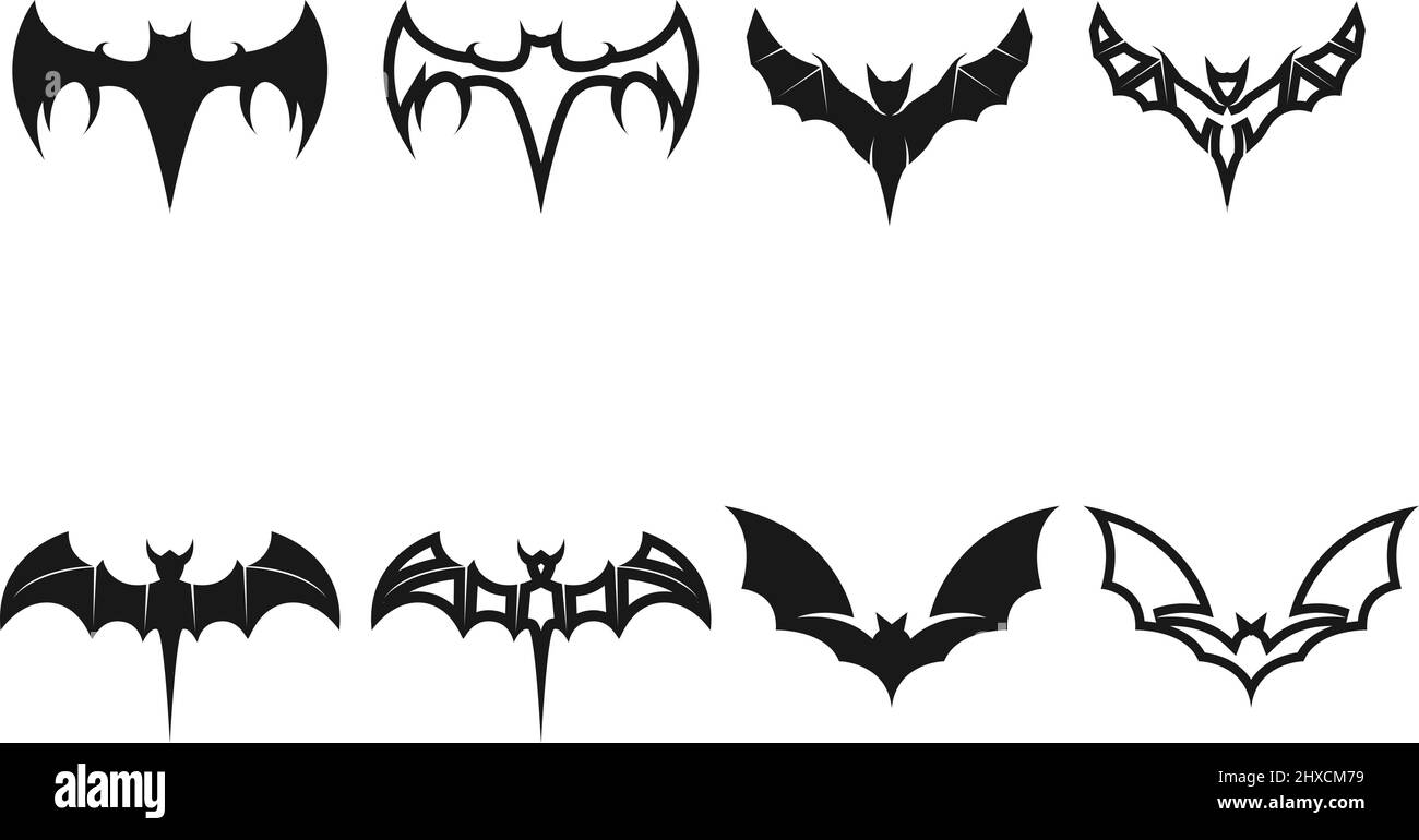 bat vector icon logo template illustration design Stock Vector Image ...