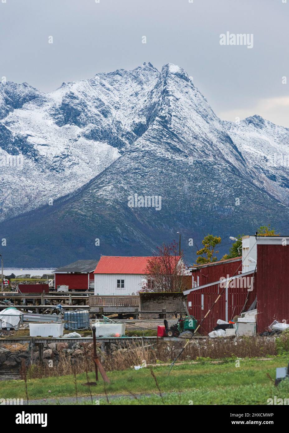 Autumn impressions from the Norwegian island Senja above the Arctic ...