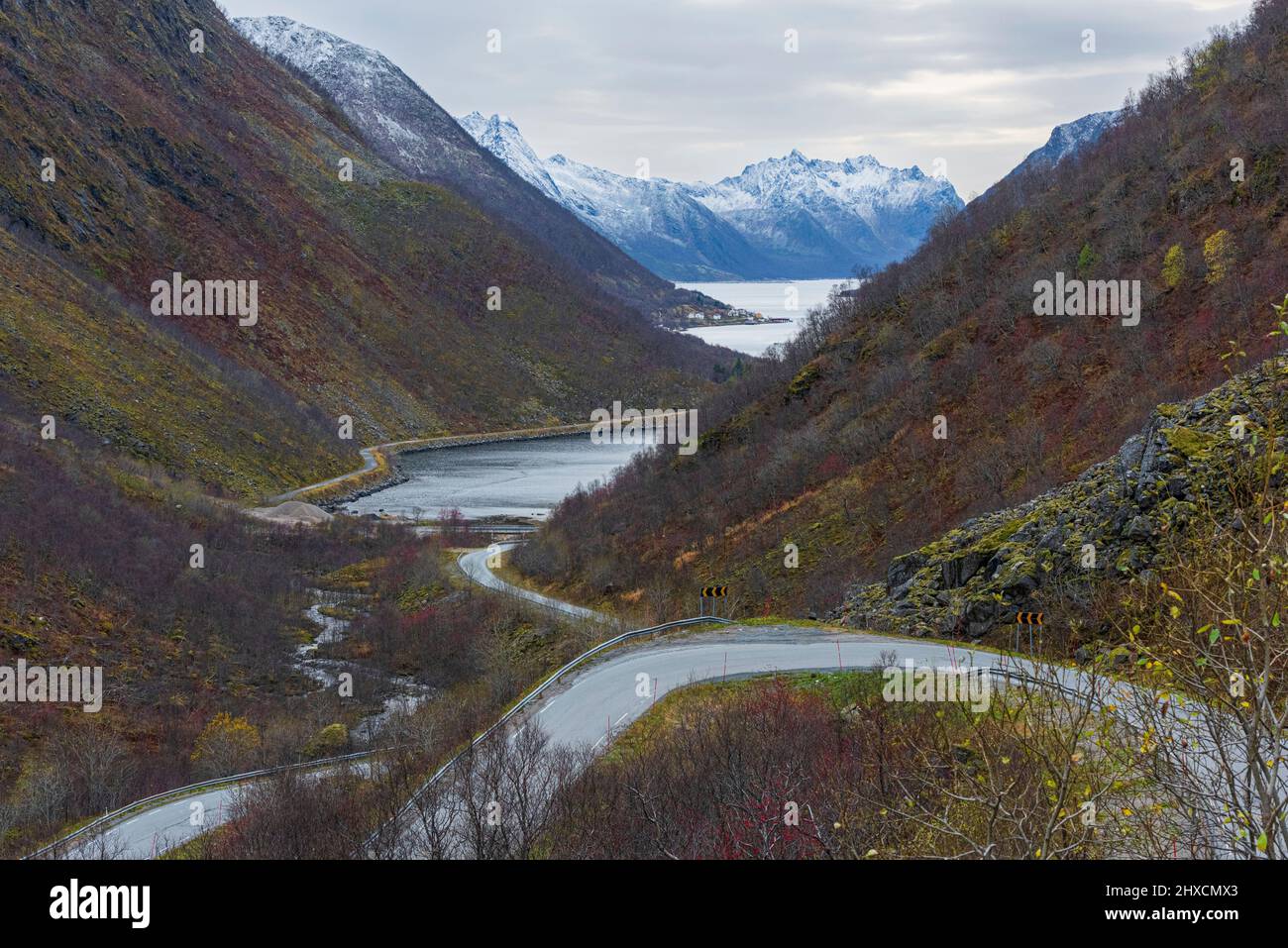 Autumn impressions from the Norwegian island Senja above the Arctic ...