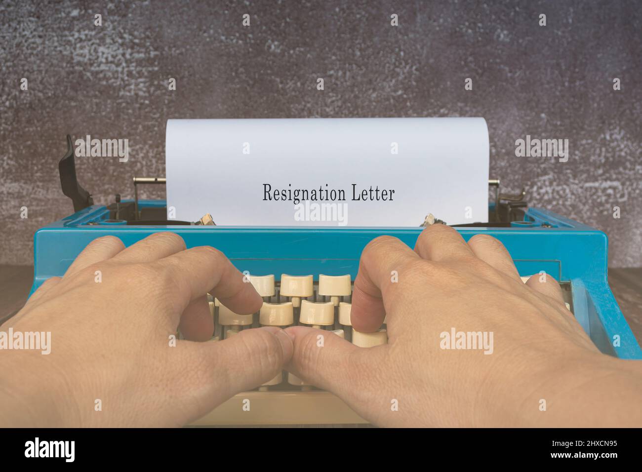 Resignation letter hi-res stock photography and images - Alamy