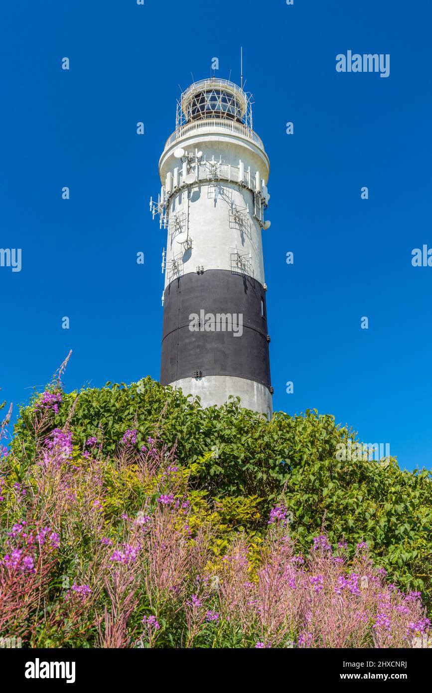 Red Cliff Lighthouse in Kampen, Sylt Island, Schleswig-Holstein ...
