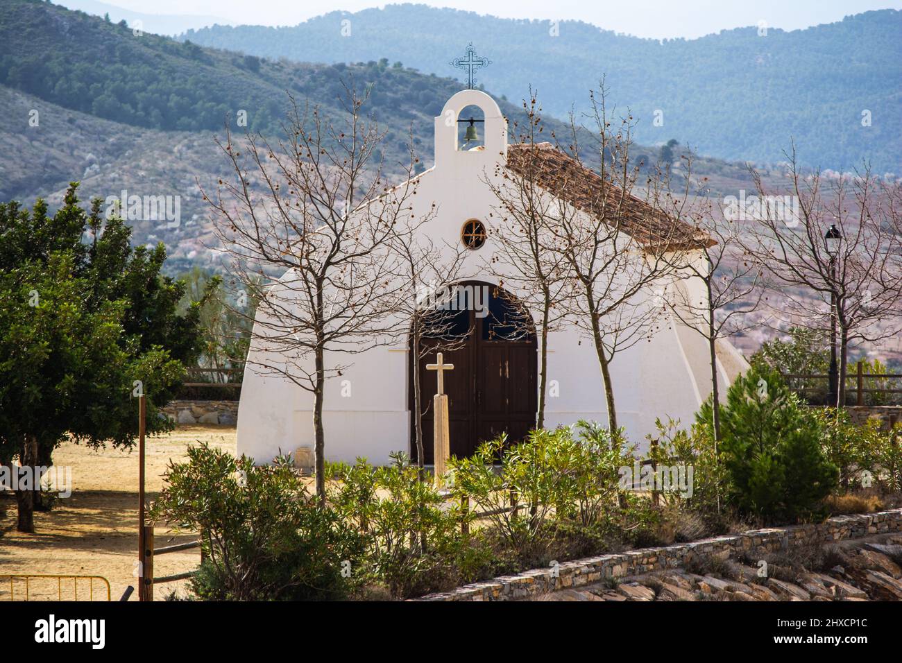 Ermita (Chapel) de San Gregorio, Oria, Almería province. Spain Stock ...