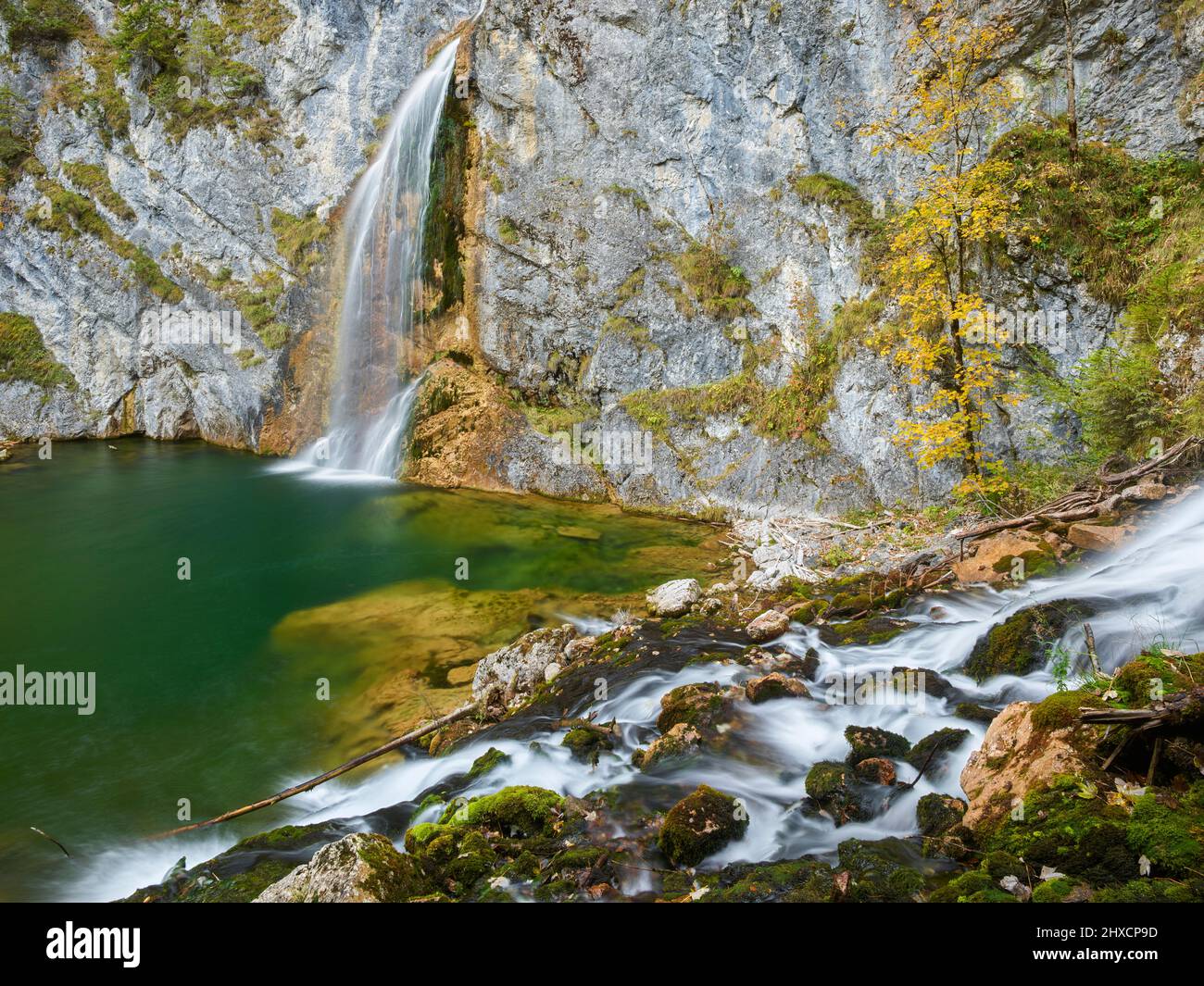 Salza waterfall hi-res stock photography and images - Alamy