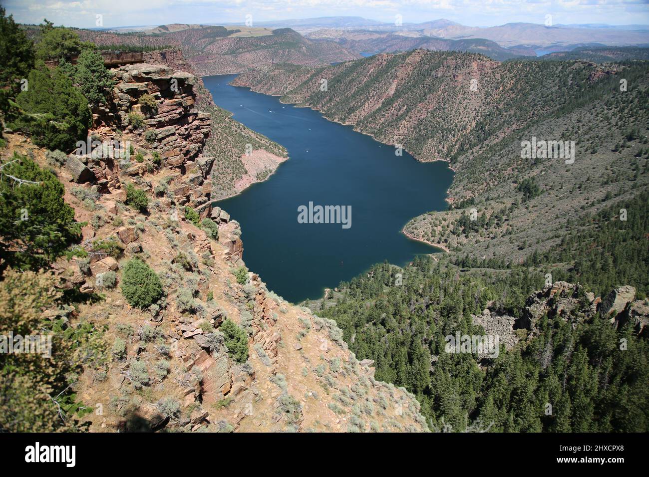 Flaming Gorge National Recreation Area, Wyoming, United Staes Stock ...
