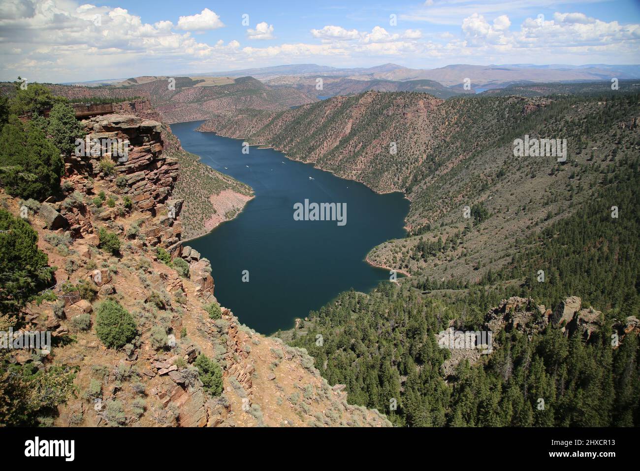 Flaming Gorge National Recreation Area, Wyoming, United Staes Stock ...