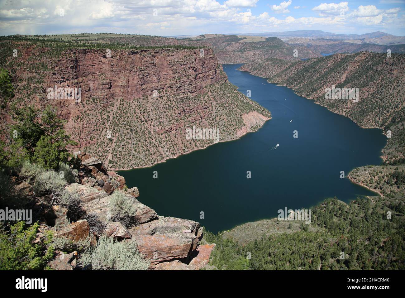 Flaming Gorge National Recreation Area, Wyoming, United Staes Stock ...