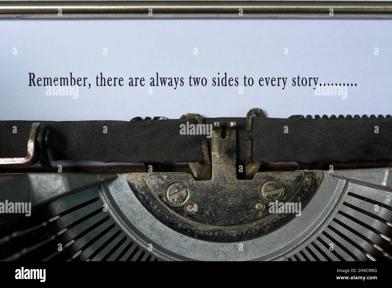 Two Sides To A Story