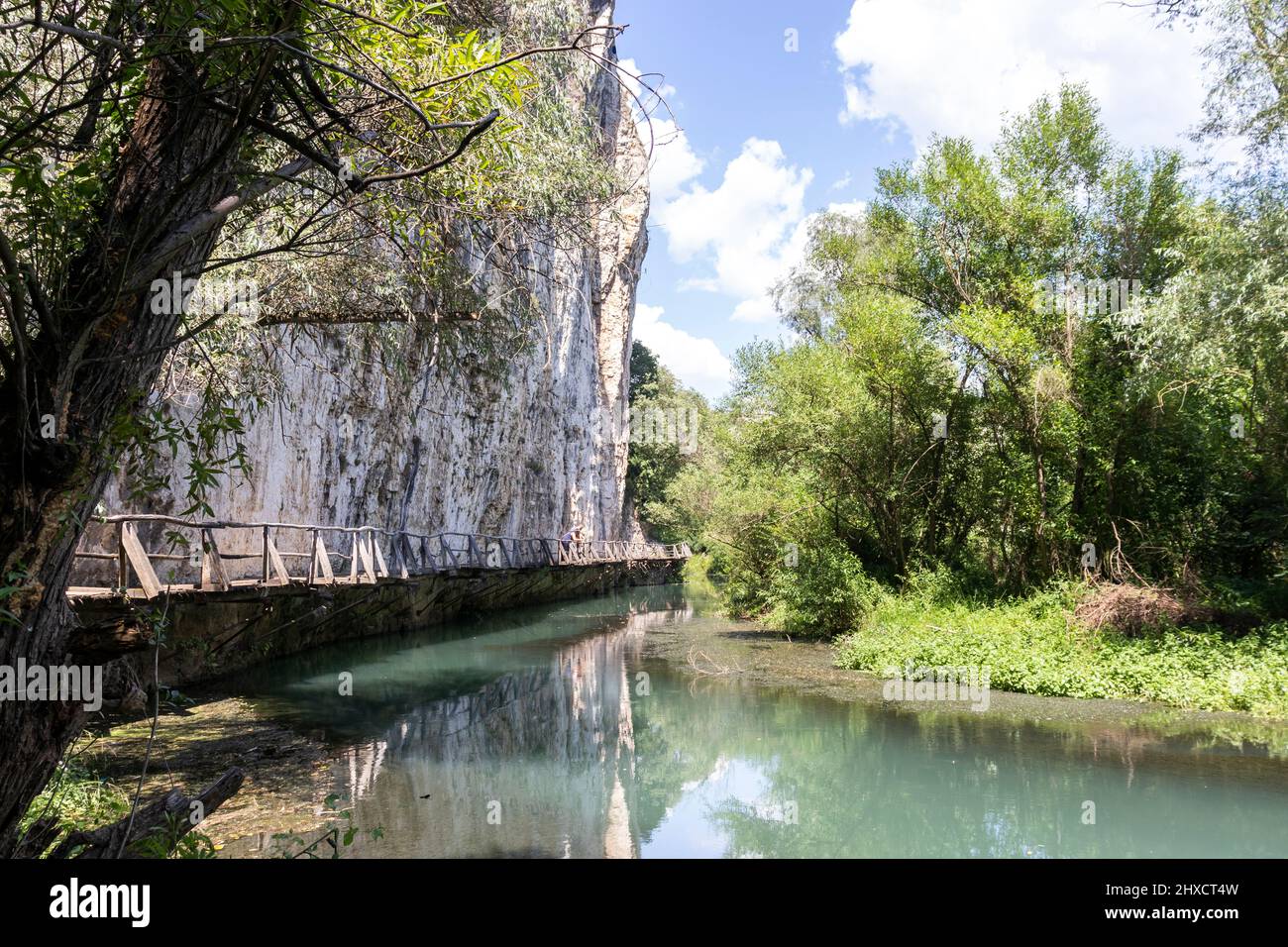 Iskar Panega Geopark along the Gold Panega River, Bulgaria Stock Photo ...