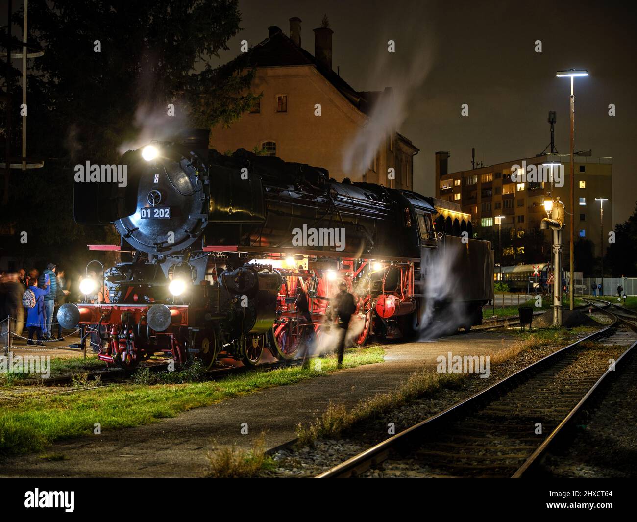 Railroad park, railroad museum in Augsburg Stock Photo - Alamy