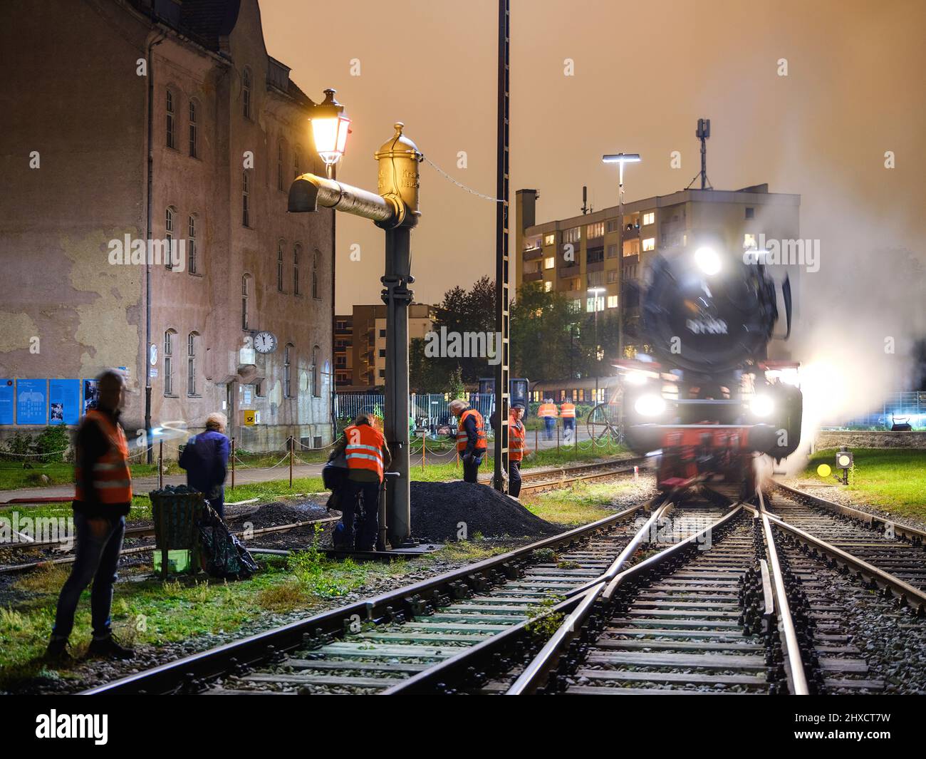 Railroad park, railroad museum in Augsburg Stock Photo - Alamy