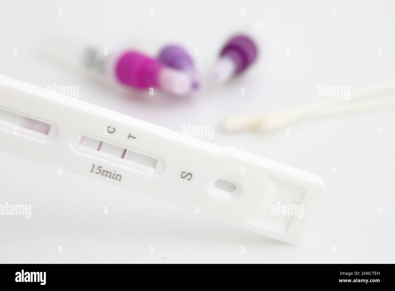 positive sars covid test Stock Photo - Alamy