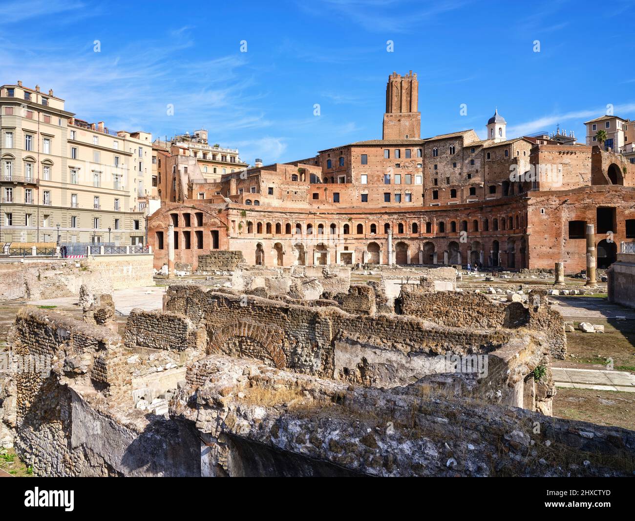 At the ancient imperial fora (Fori Imperiali), Rome Stock Photo - Alamy
