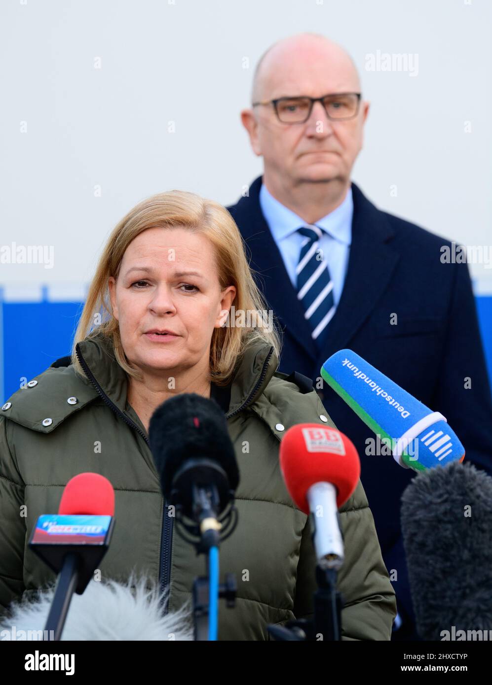 Police visit her home hi-res stock photography and images - Alamy