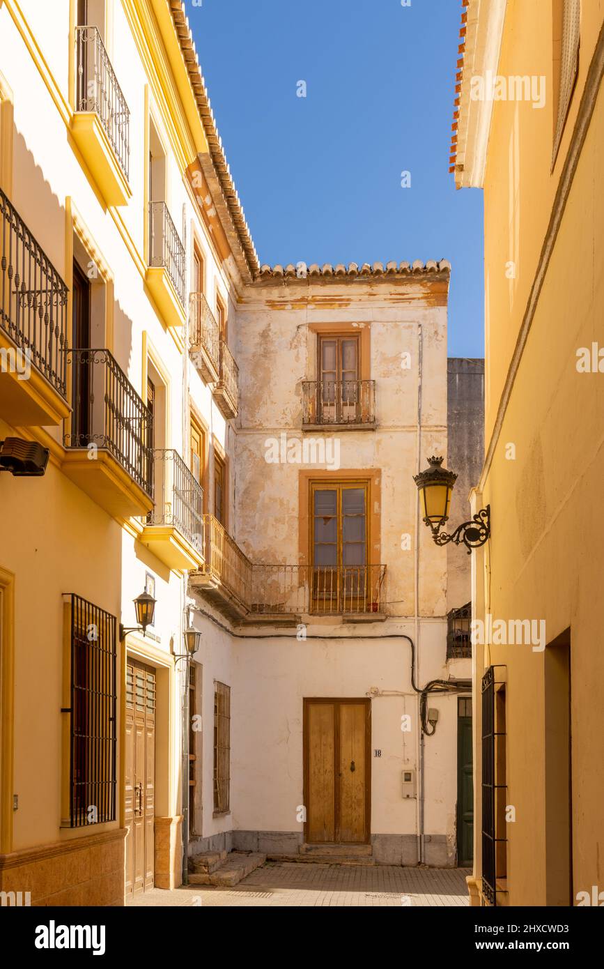 Berja, Spain - 1 March, 2022: architectural detail of building in the ...