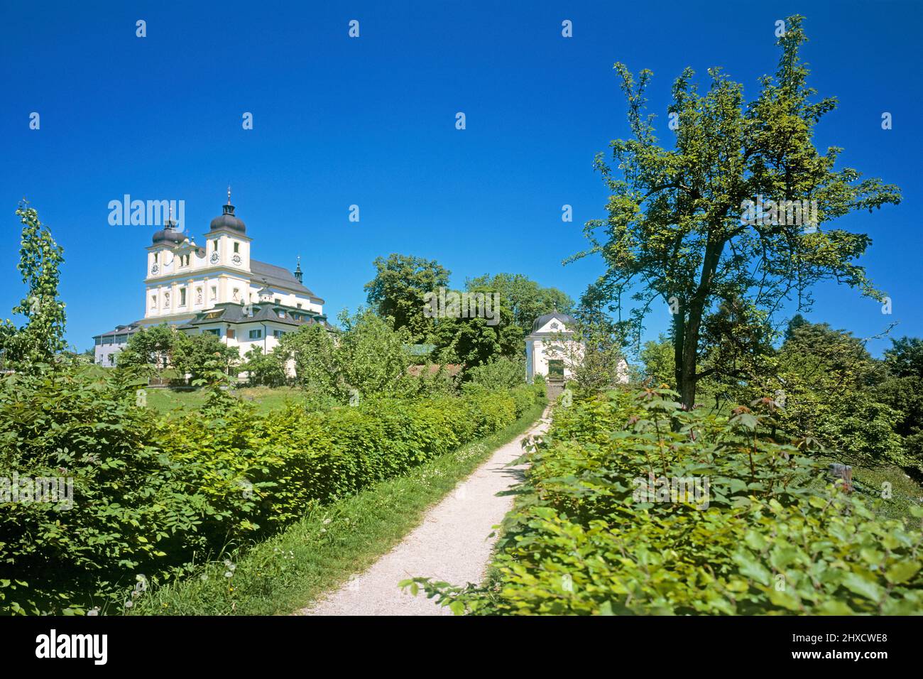 Pilgrimage church maria plain near salzburg hi-res stock photography ...
