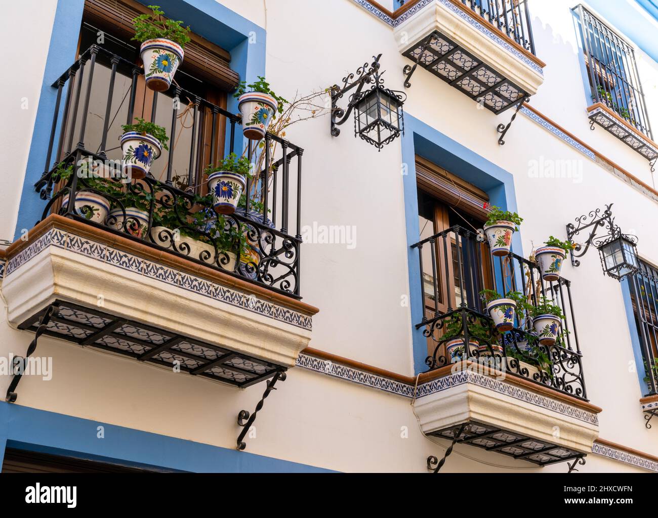 Berja, Spain - 1 March, 2022: architectural detail of building in the ...