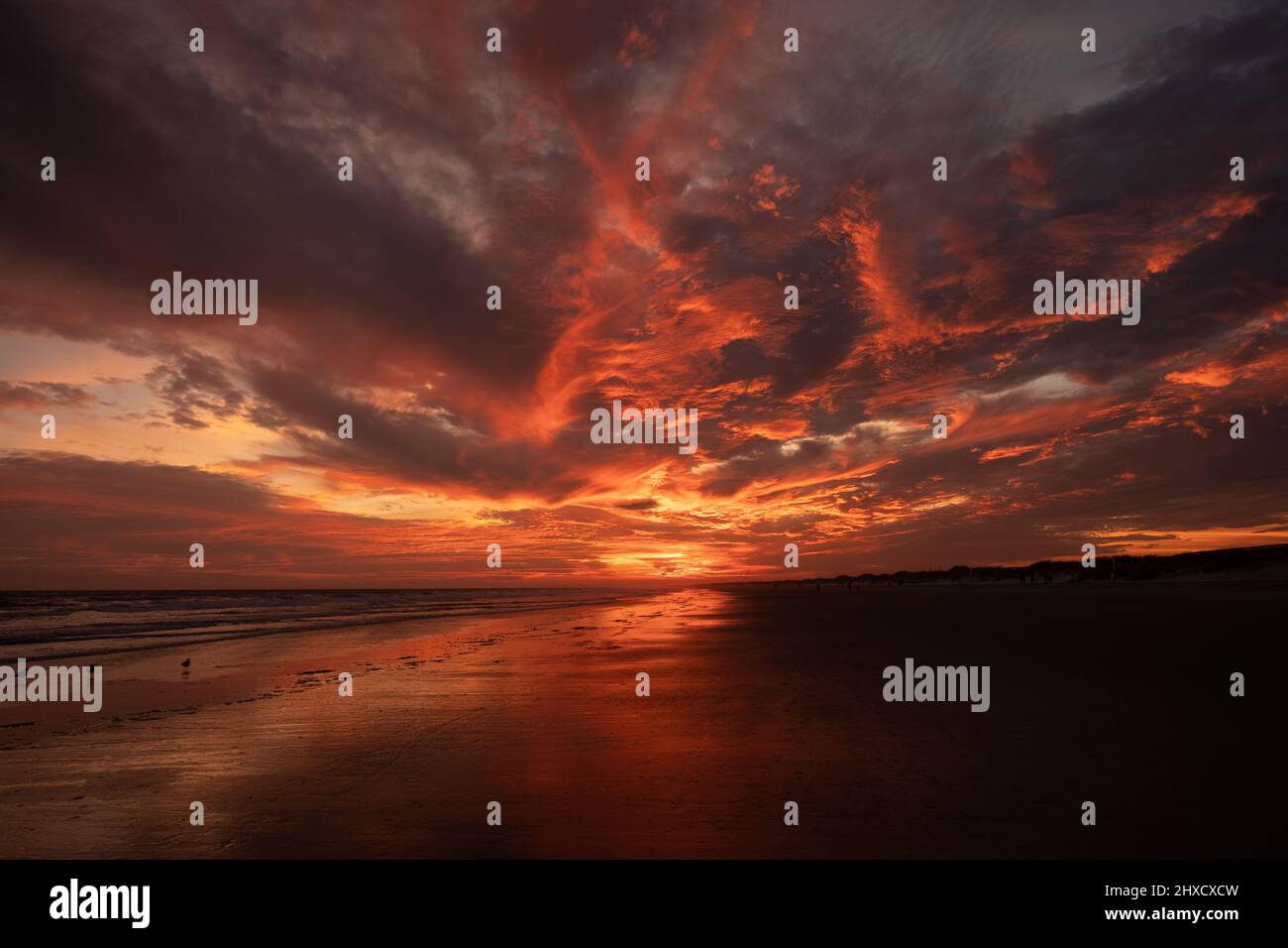 Colorful sunset beachscape hi-res stock photography and images - Alamy