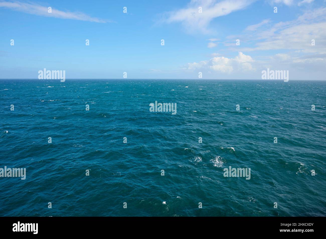 Atlantic Ocean Sea Sky Clouds Iceland Stock Photo - Alamy