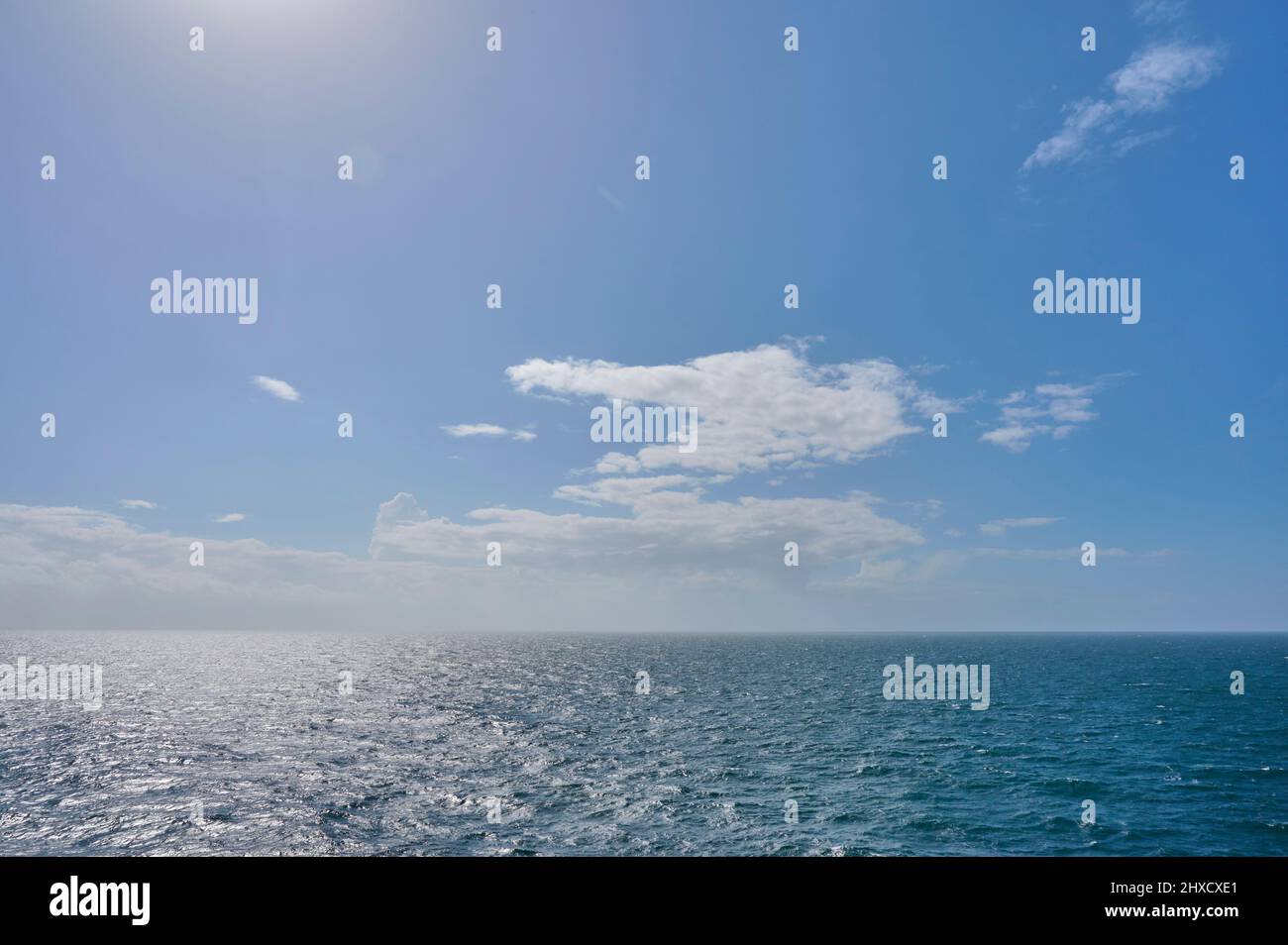 Atlantic Ocean Sea Sky Clouds Iceland Stock Photo - Alamy