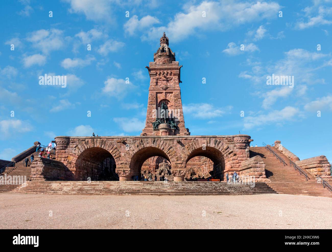 Kyffhausen Imperial Castle, Kyffhausen Monument Stock Photo - Alamy