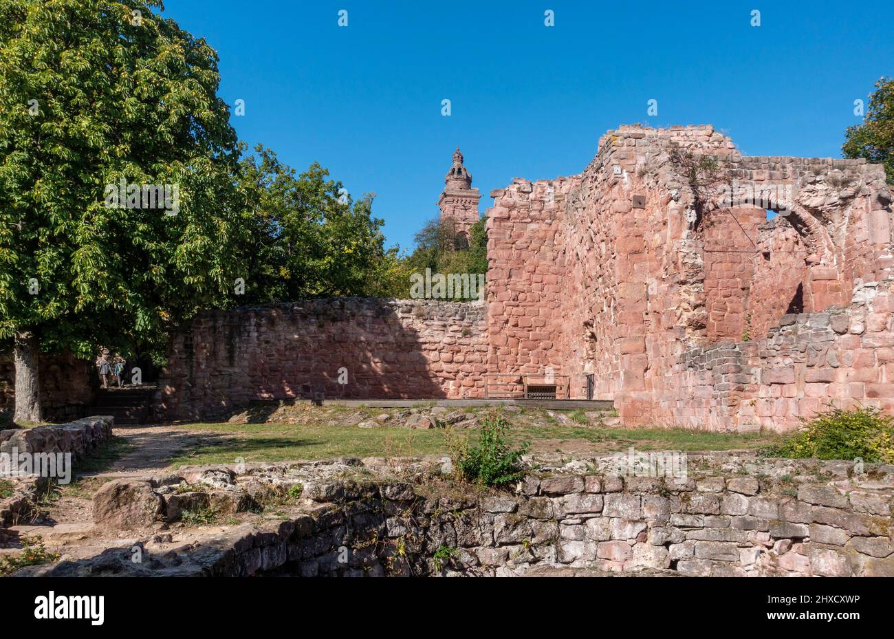 Reichsburg Kyffhausen, castle chapel of the lower castle Stock Photo ...